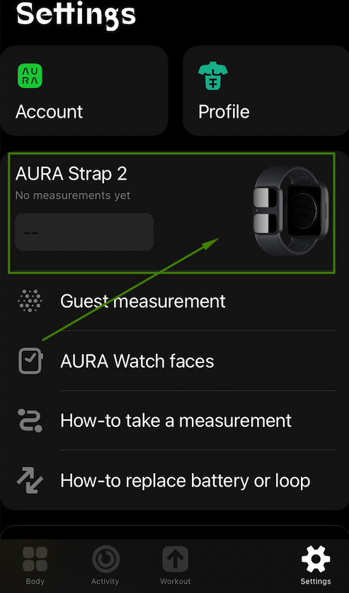 How to Pair and Unpair Your AURA Strap 2? – AURA Devices Help Center